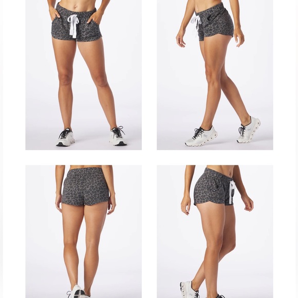 Glyder | Shorts | Glyder Powder Short Womens Black Tonal Leopard Large ...